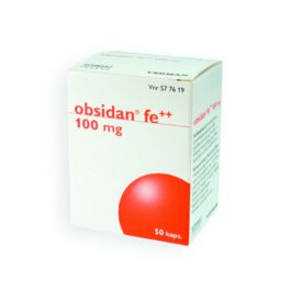 OBSIDAN FE++ kapseli, kova 100 mg 50 fol - Hollolan apteekki